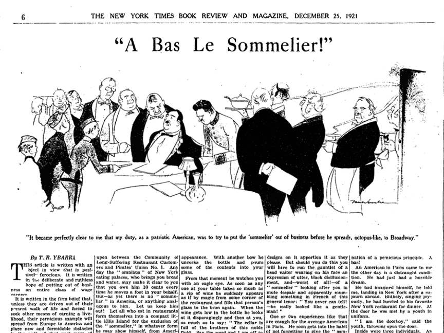 On the origins and evolution of the word and title “sommelier.” | Do ...